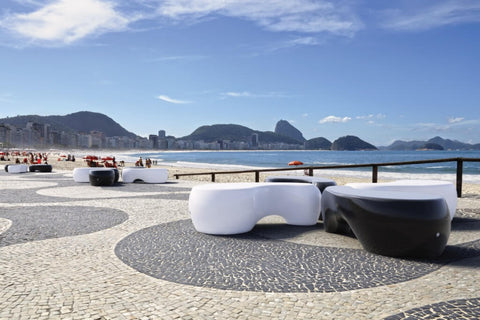 Outdoor Bench Organic Shape – Outerspace